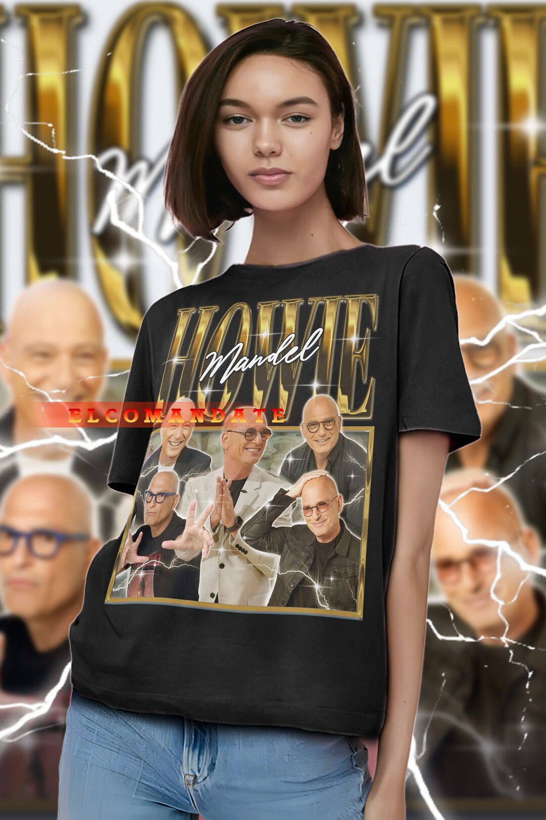 HOWIE MANDEL Vintage Shirt, Howie Mandel Homage Tshirt, Howie Mandel ...