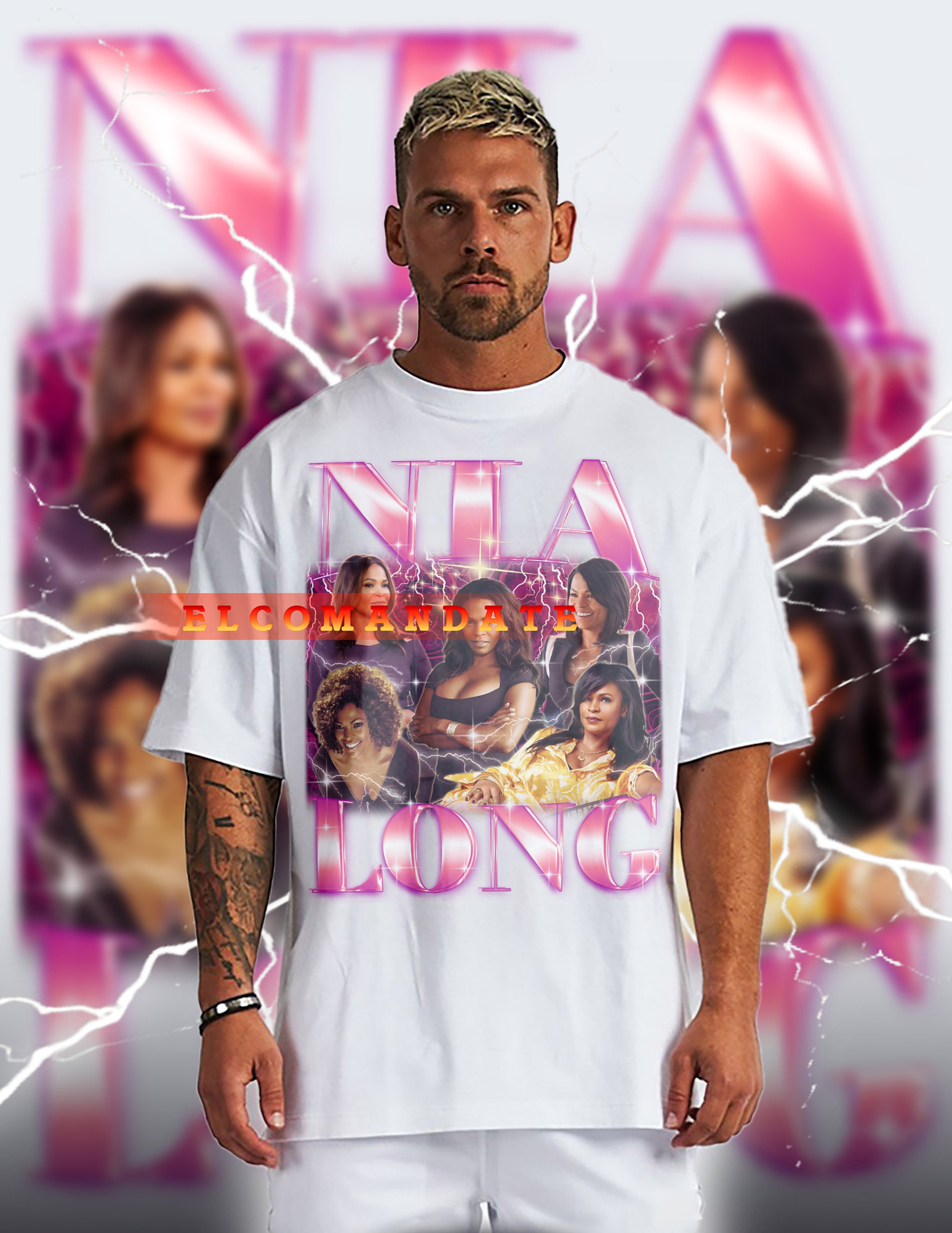NIA LONG Vintage Shirt Nia Long Homage Tshirt Nia Long Fan - Etsy