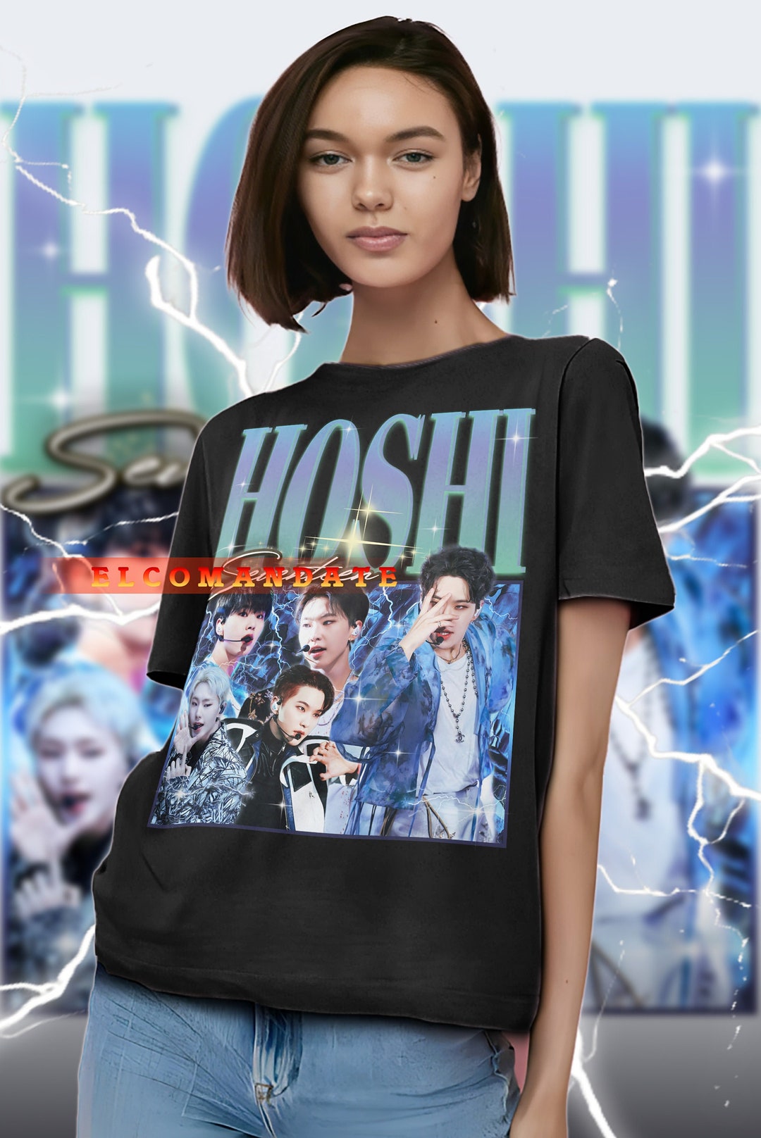 HOSHI SEVENTEEN Vintage Shirt, Hoshi Seventeen Homage Tshirt, Hoshi ...