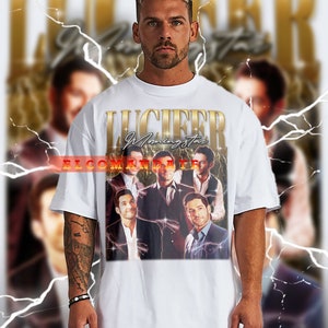 LUCIFER MORNINGSTAR Vintage Shirt, Lucifer Morningstar Homage Tshirt ...