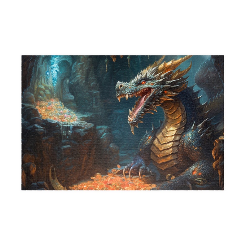 Dragon Jigsaw Puzzle, Dragon Puzzle, Fantasy, Fantasy Puzzle, Gift ...