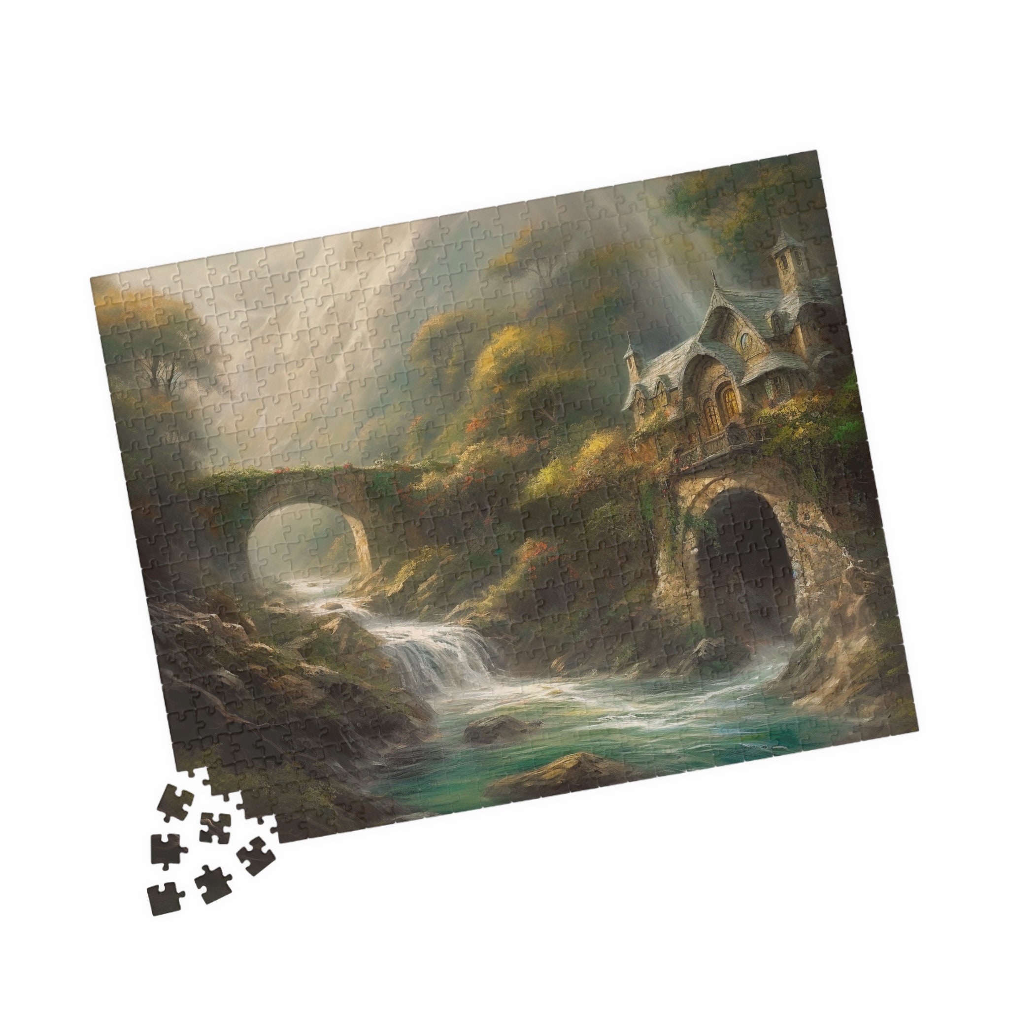 Lord of the Rings Inspired Puzzle, LOTR, LOTR Jigsaw Puzzle, Lord of ...