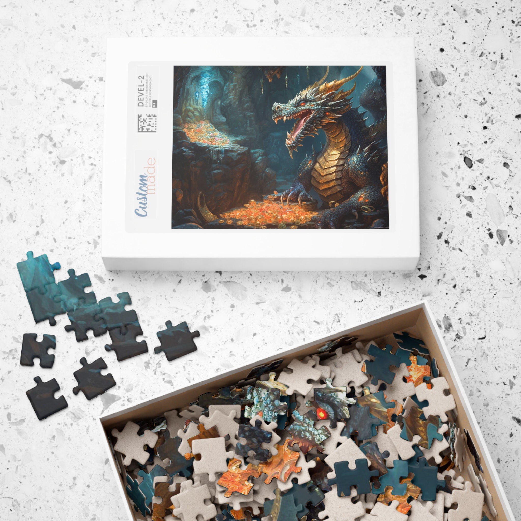 Dragon Jigsaw Puzzle, Dragon Puzzle, Fantasy, Fantasy Puzzle, Gift ...