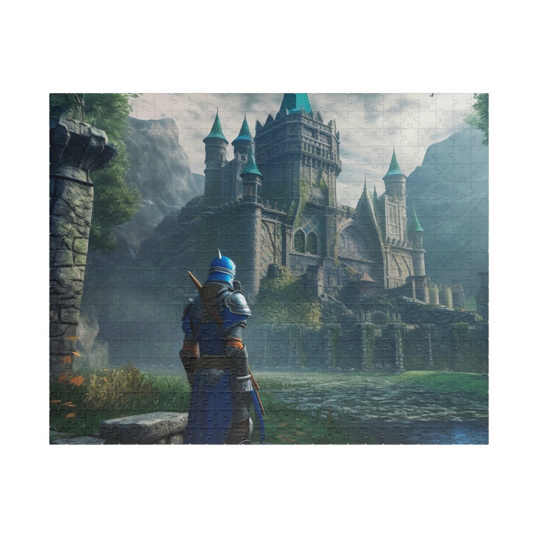 Legend of Zelda Inspired Puzzle, Zelda Jigsaw Puzzle, Gamer Gift, Video ...