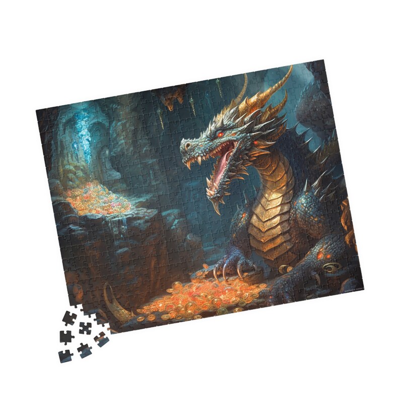 Dragon Jigsaw Puzzle, Dragon Puzzle, Fantasy, Fantasy Puzzle, Gift ...