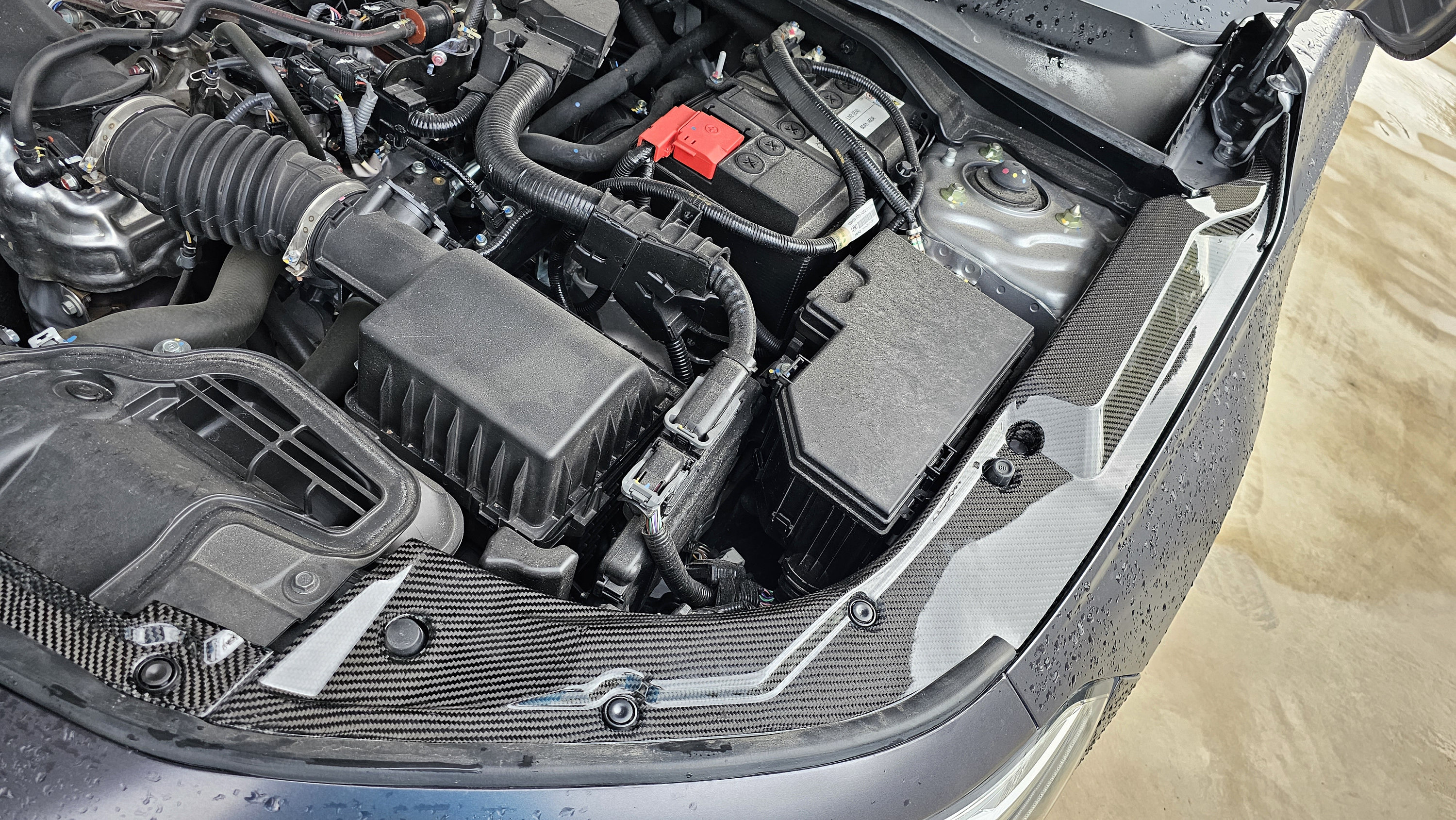 100% Real Carbon Fiber Engine Bay Cover for Civic 11th Gen - Etsy