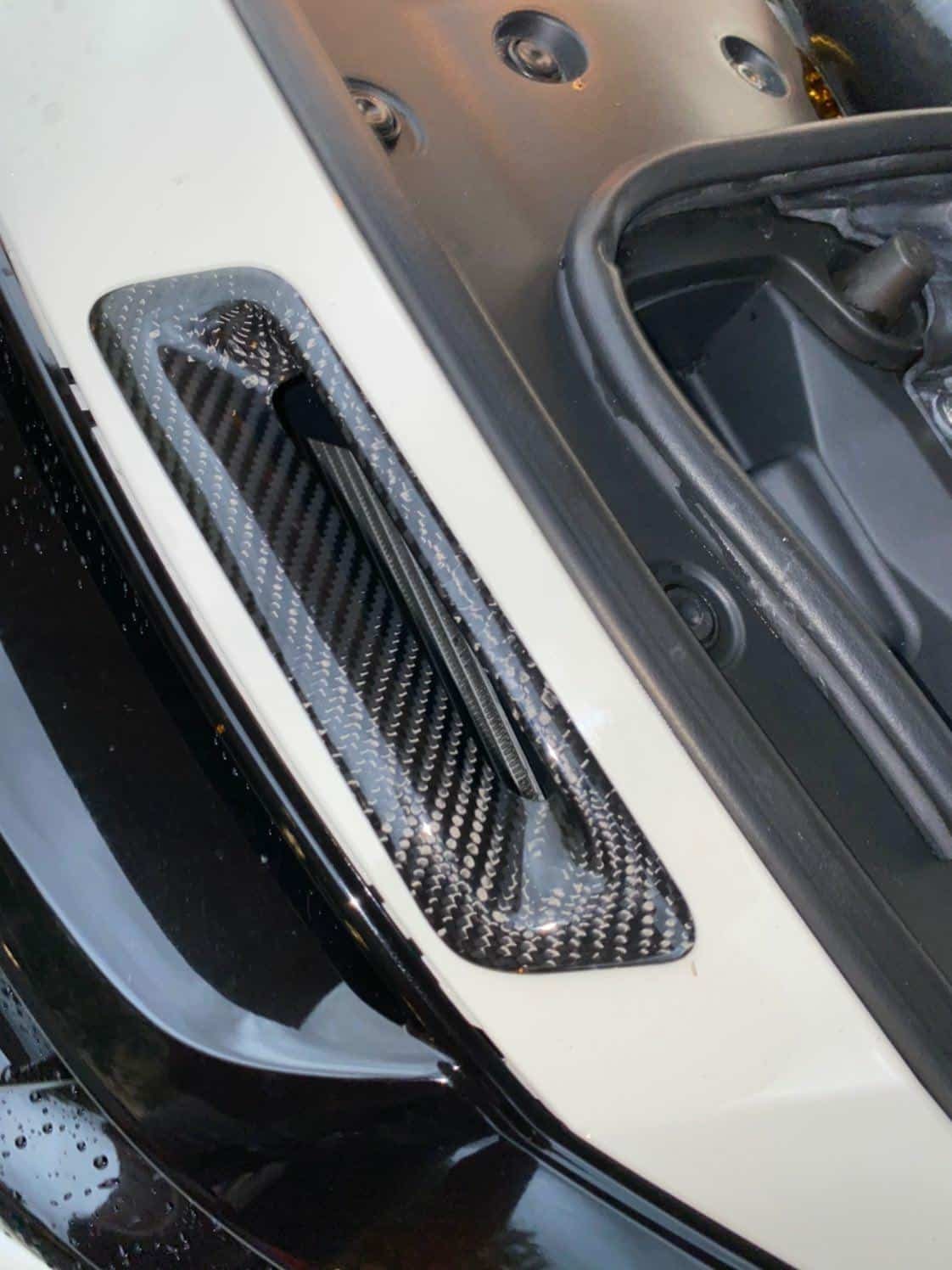 Car Bodykit - Carbon Fiber Air Vent Duct for Car Hood/ Bonnet/ Bumper ...