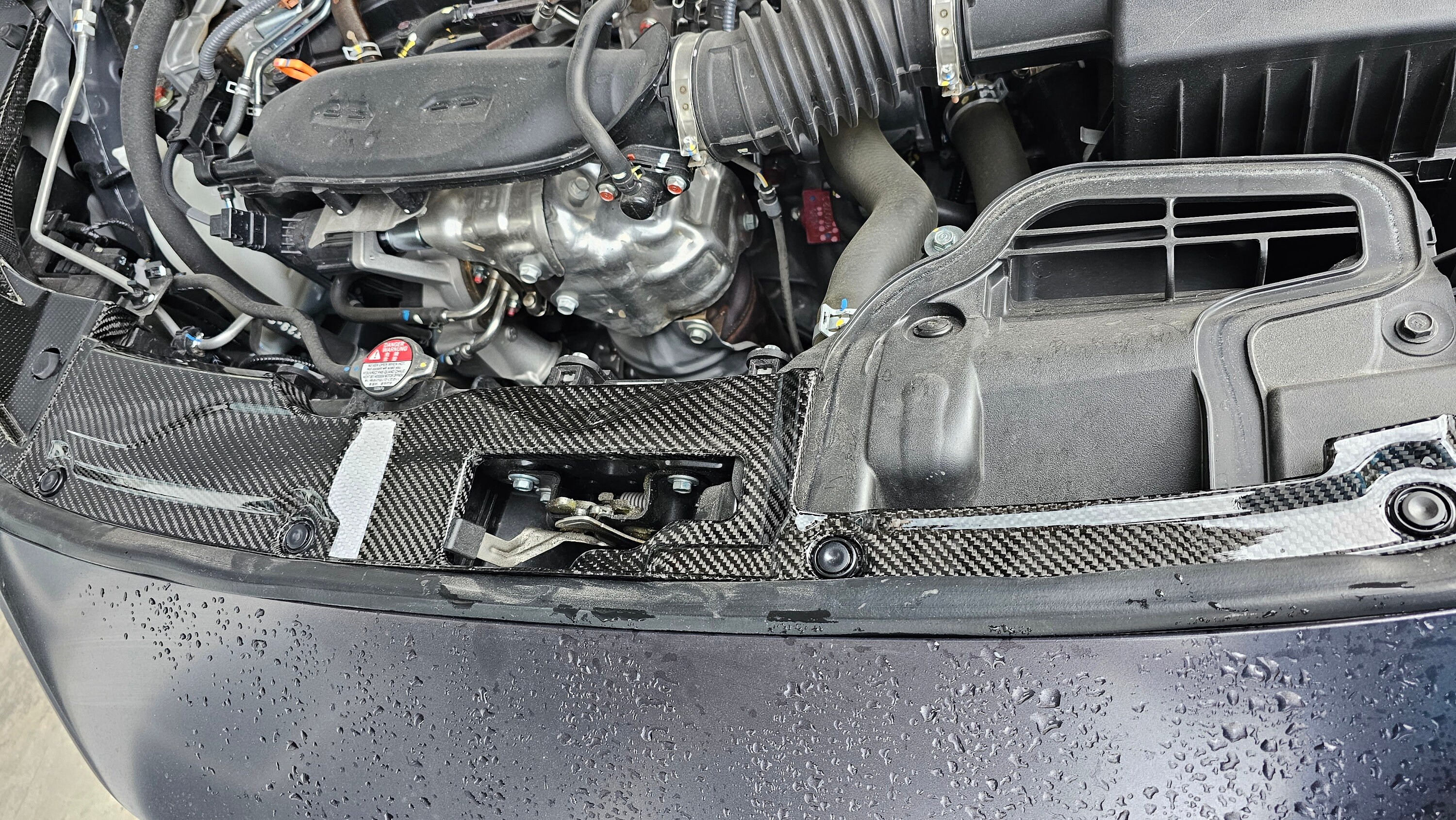 100% Real Carbon Fiber Engine Bay Cover for Civic 11th Gen - Etsy