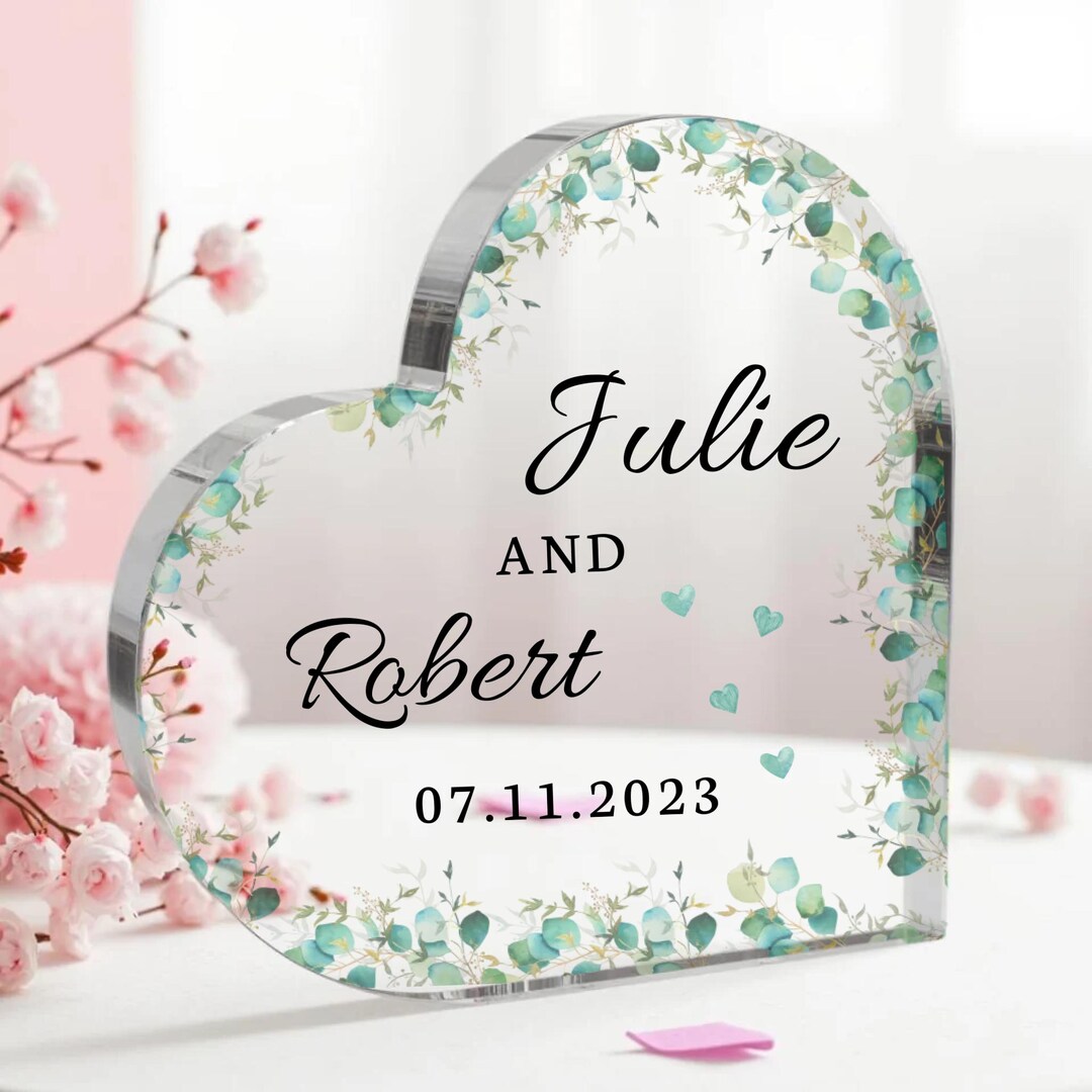 Romantic Gift for Couples Celebrate Your First Kiss Anniversary Custom ...
