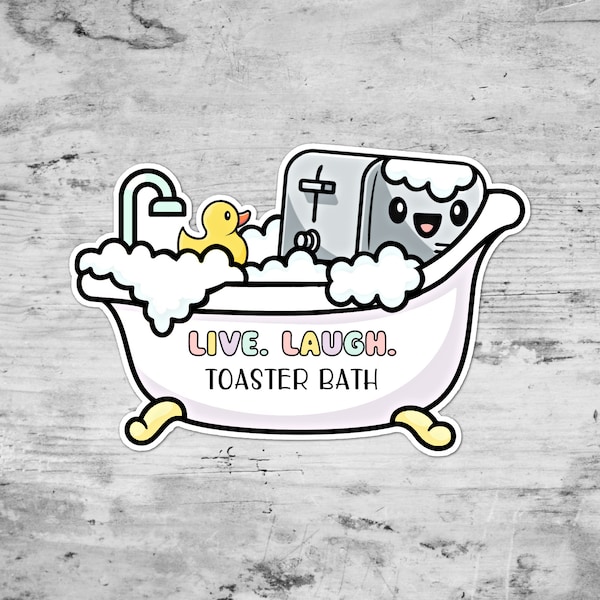 Live Laugh Toaster Bath - Etsy