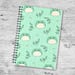 Cute Frog Notebook, Froggy Journal, Kawaii Spiral Bound Lined Notebook ...