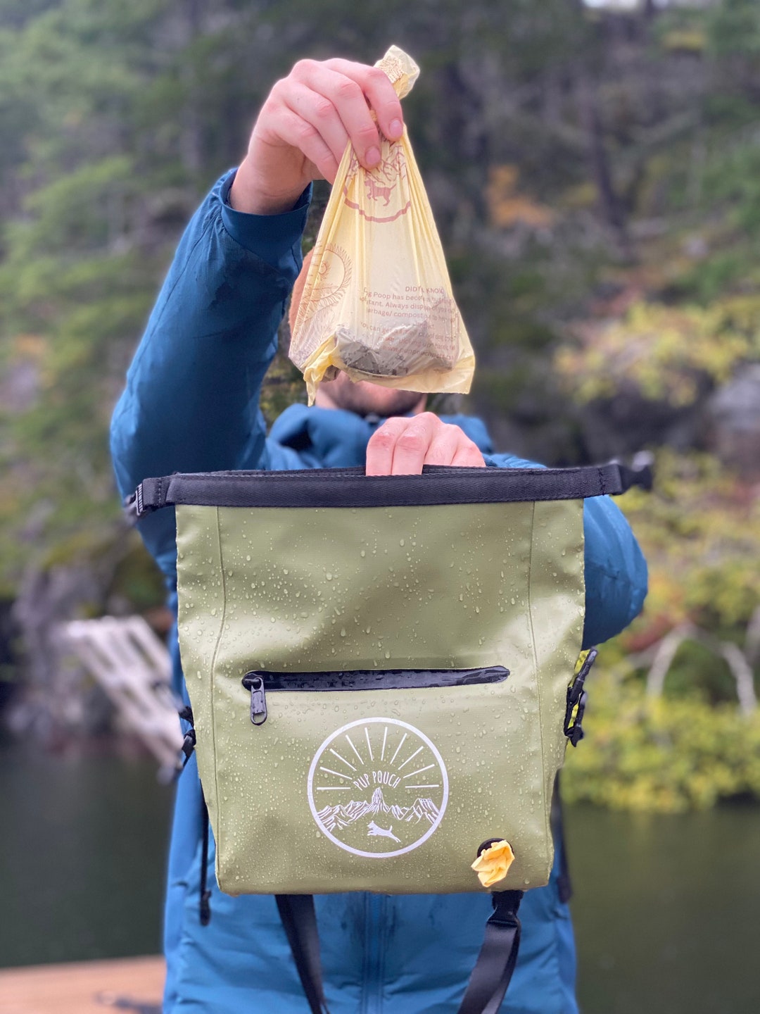 Puppouch Extra Smell Proof Dog Poop Carrier Dog Walking Bag the Easiest ...