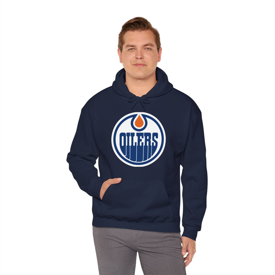 Edmonton Oilers Ice Hockey Hooded Sweatshirt - Etsy