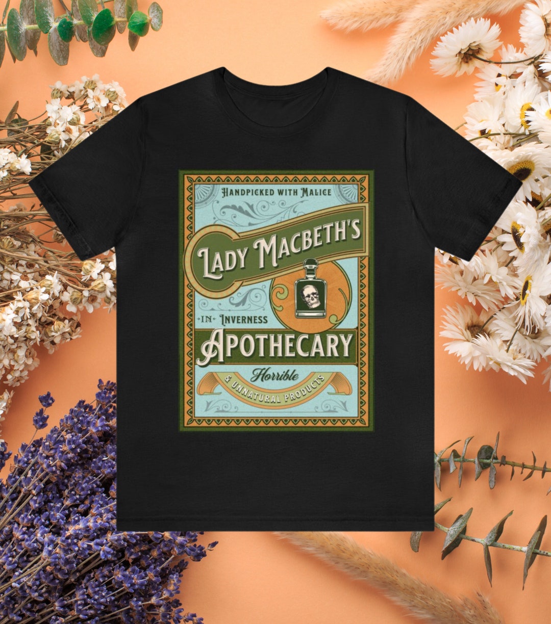 Macbeth - Lady Macbeth's Apothecary Book Lover Gift Shirt - Unisex T ...