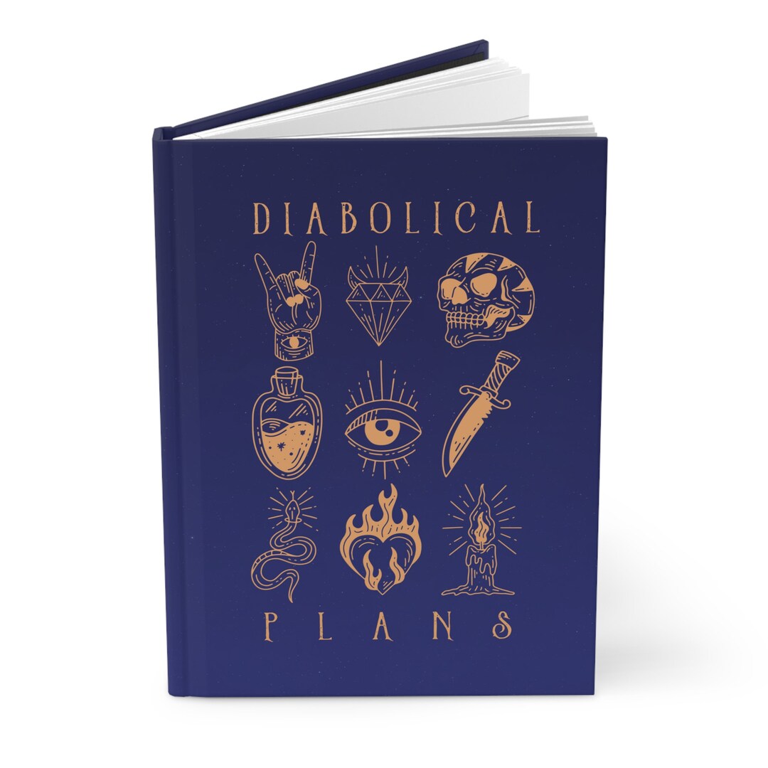 Diabolical Plans Hardcover 2024 Journal Matte - Etsy
