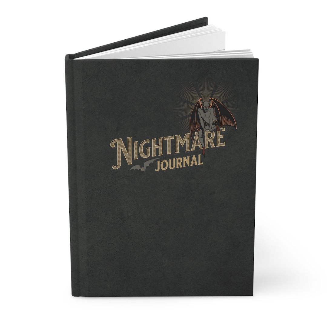 Nightmare Journal - Funny Note Notebook - Hardcover 2025 Journal - Etsy