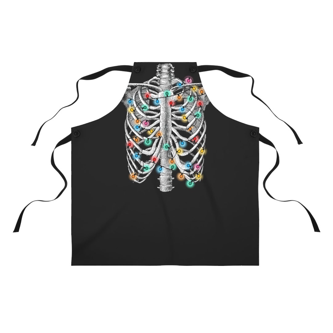 Spooky Skeleton Christmas Apron Unisex Gift - Etsy