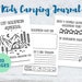 Kids Camping Journal Printable L Outdoor Adventure Diary L Nature ...