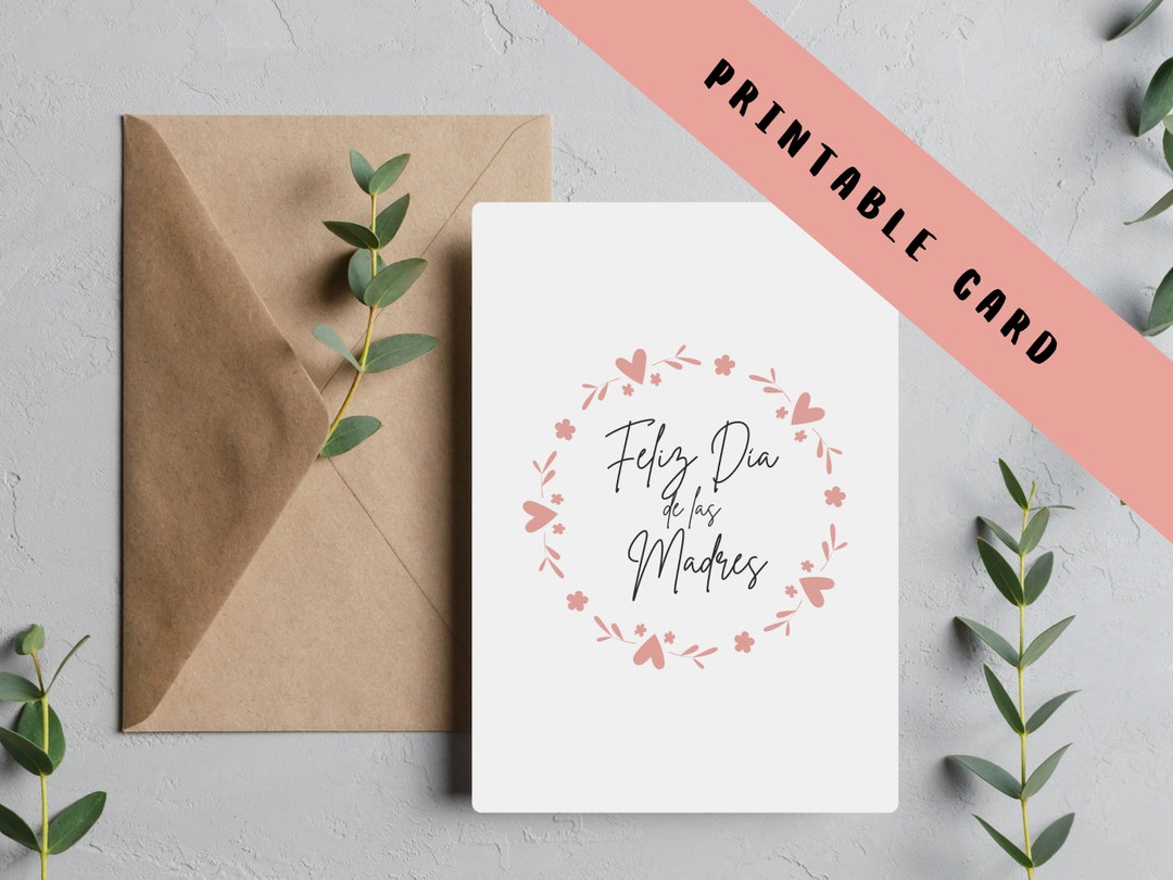 Feliz Dia De Las Madres | Spanish Mother's Day Card | Happy Mothers Day ...