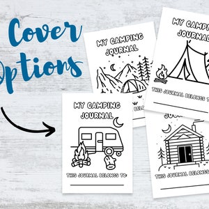 Kids Camping Journal Printable L Outdoor Adventure Diary L Nature ...