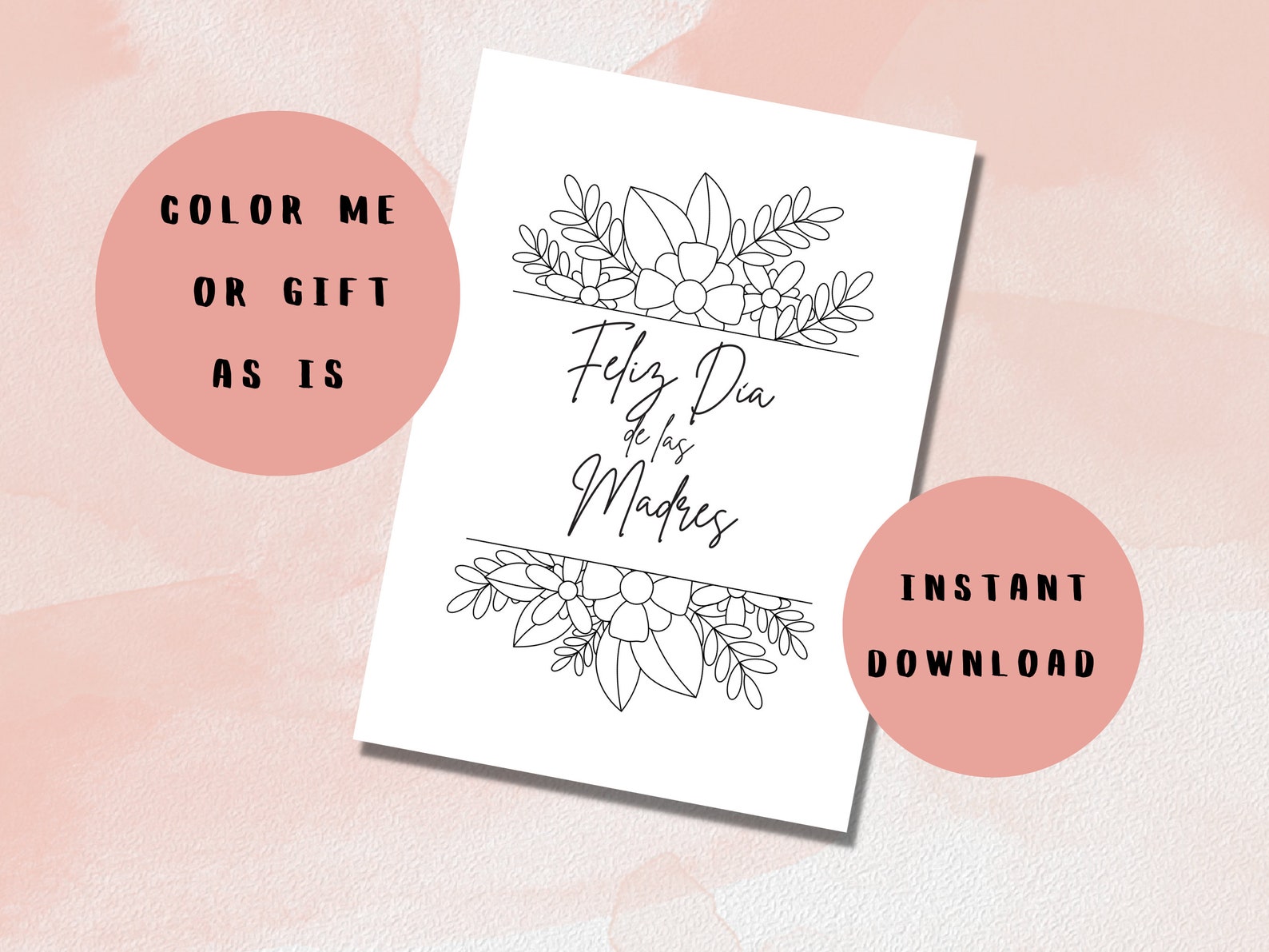 Feliz Dia De Las Madres | Spanish Mother's Day Card | Happy Mothers Day ...