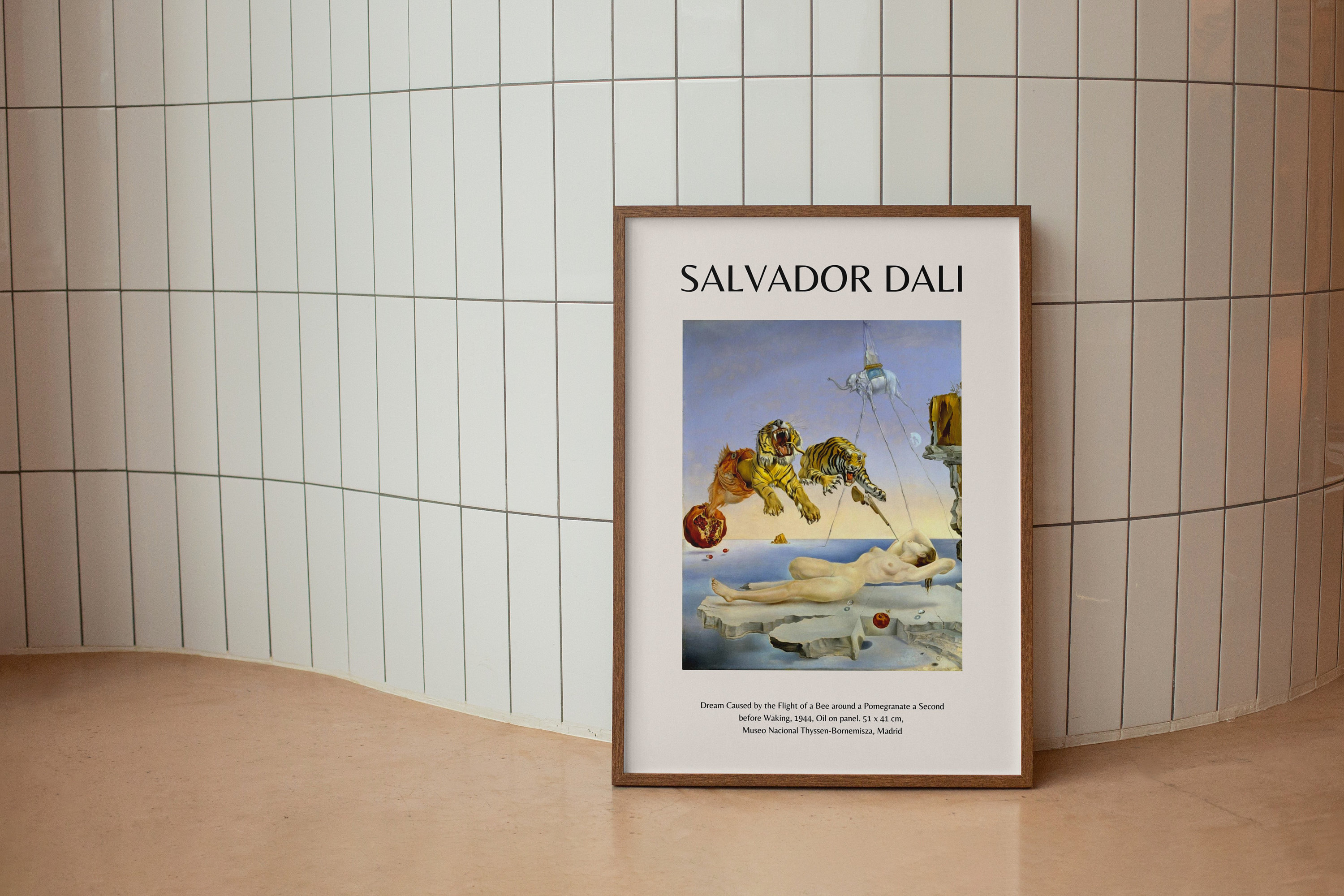 Salvador Dali, Dream Caused by the Flight of a Bee Around a Pomegranate ...