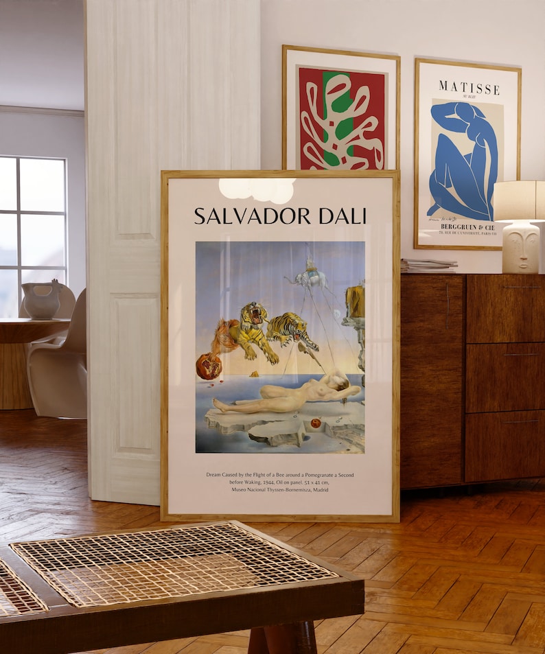 Salvador Dali, Dream Caused by the Flight of a Bee Around a Pomegranate ...