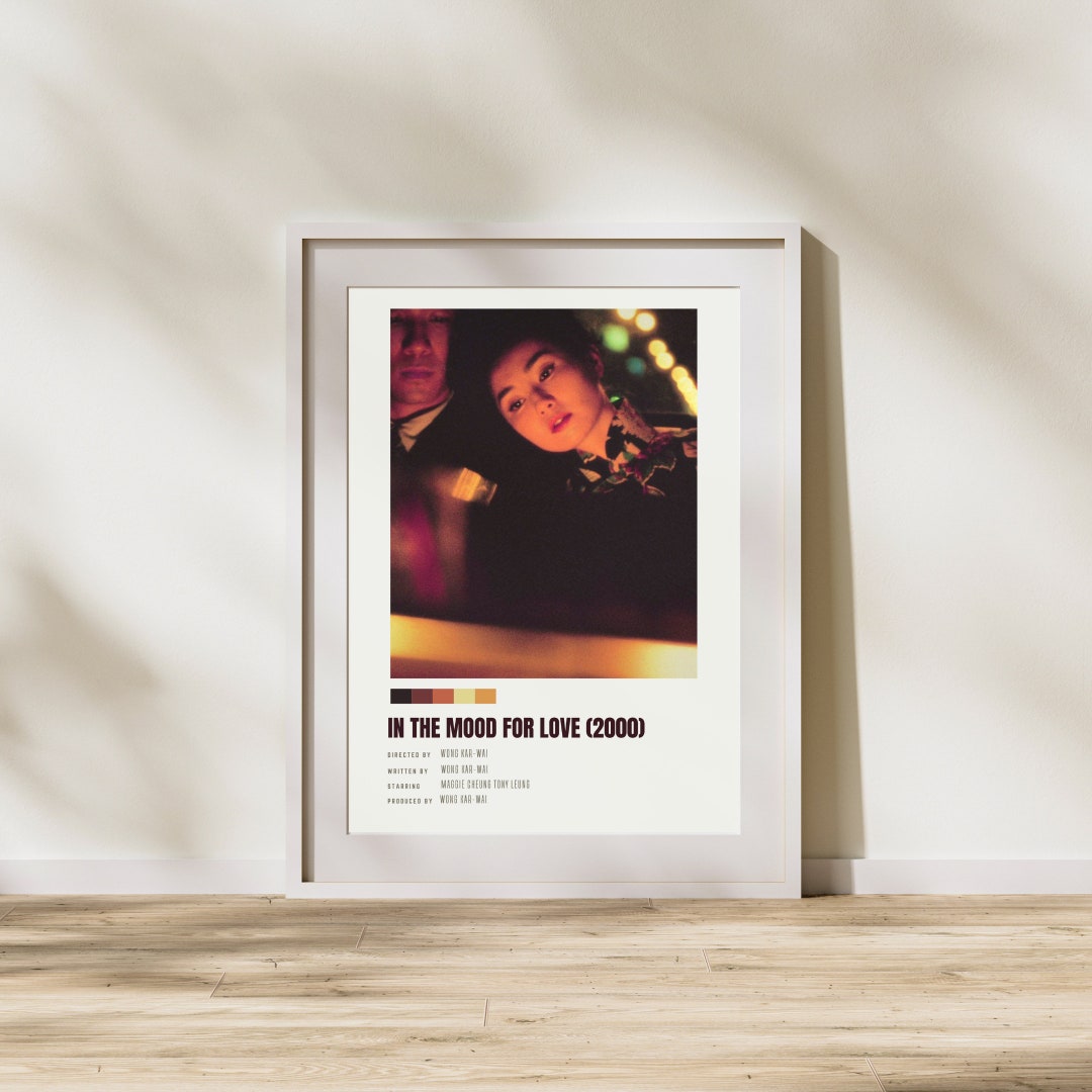 In the Mood for Love Film Poster, Minimalist Art Print (PDF) - Etsy