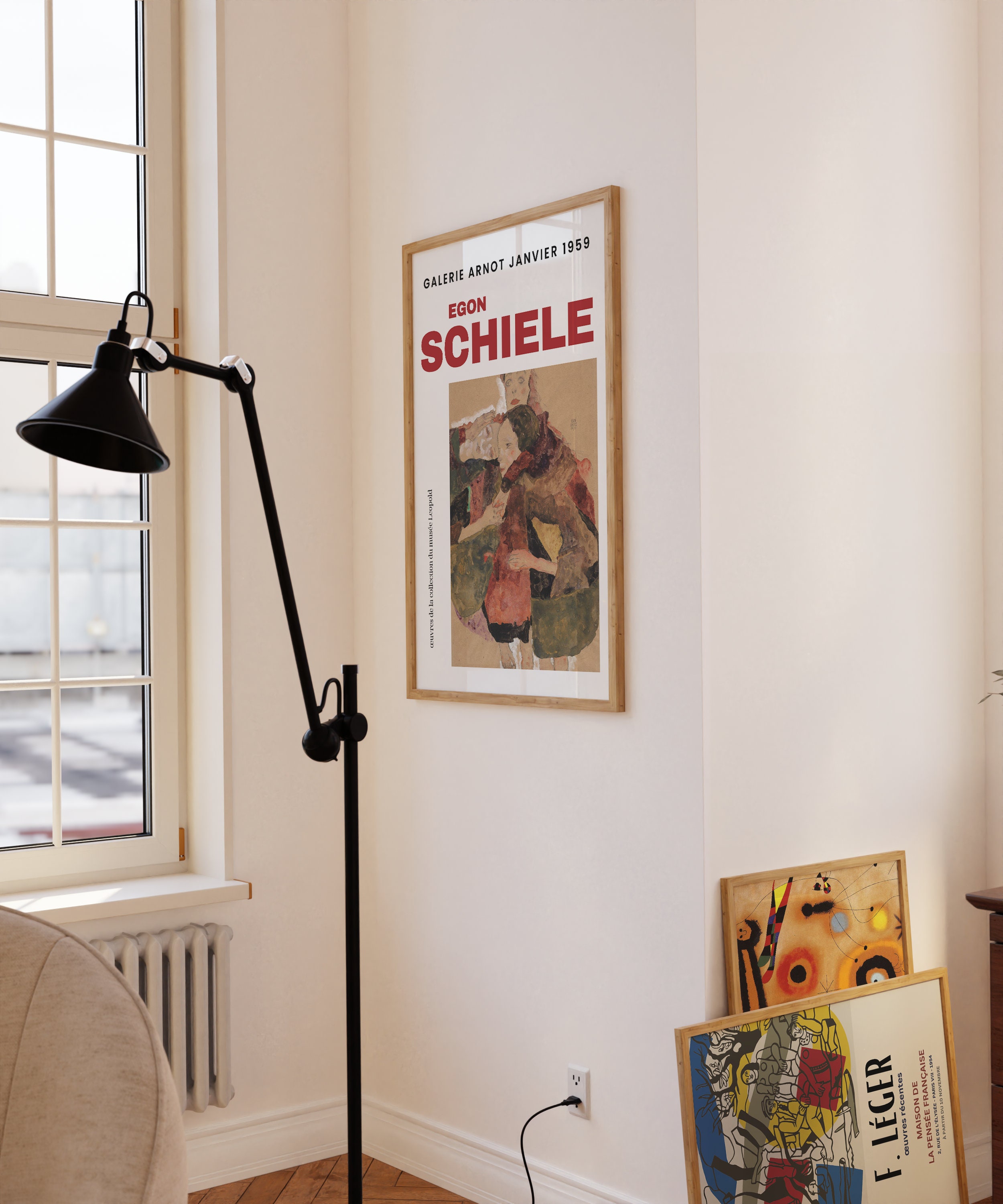 Egon Schiele Exhibition Poster Digital Download Print, Vintage Wall Art ...