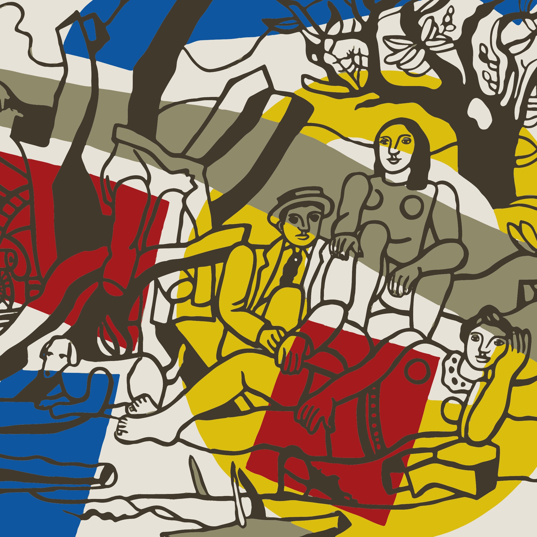 Exhibition Fernand Léger Poster, Digital Download Art Print, Mid ...