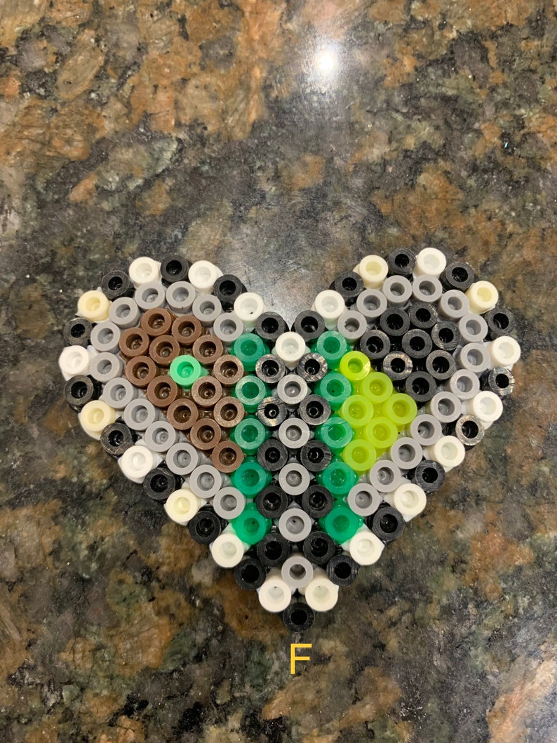 Heart Shaped Perler Bead - Etsy