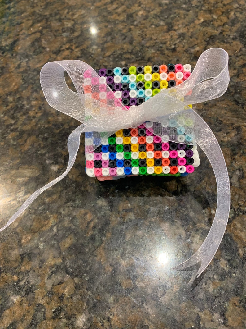 Perler Bead Coaster Set - Etsy