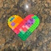 Heart Shaped Perler Bead - Etsy