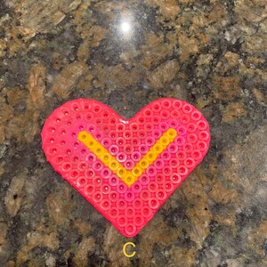 Heart Shaped Perler Bead - Etsy