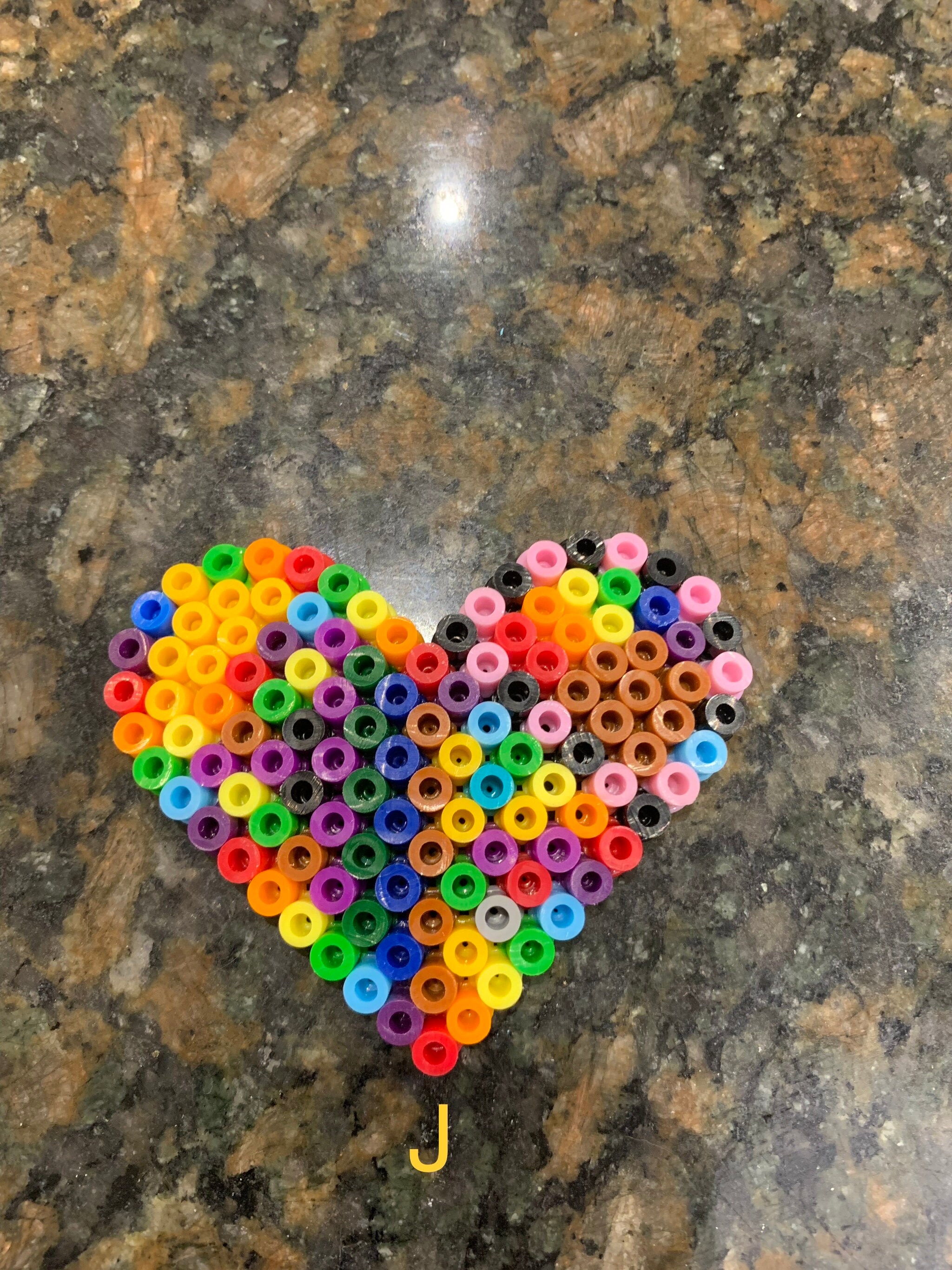 Heart Shaped Perler Bead - Etsy