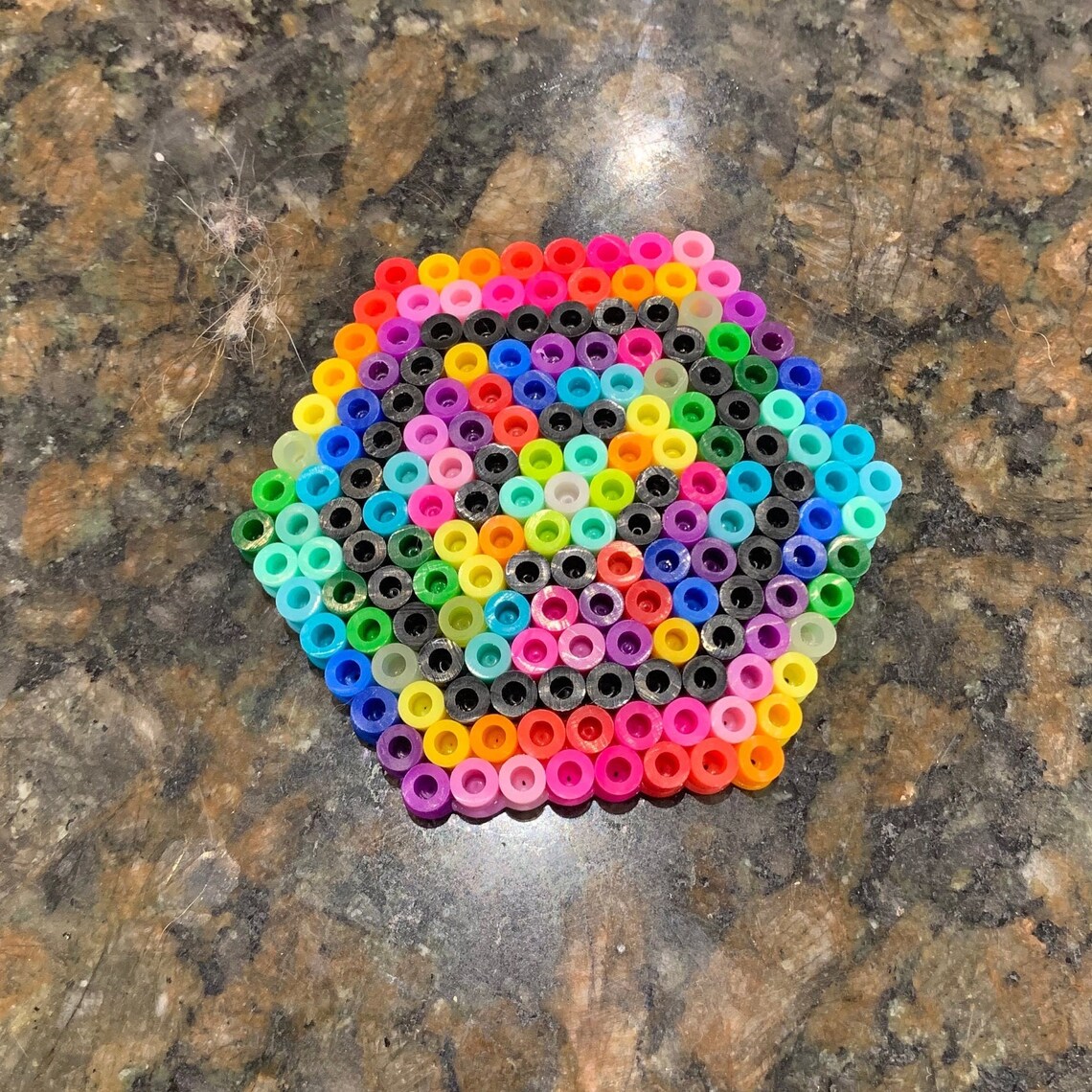 Perler Bead Coaster Set - Etsy