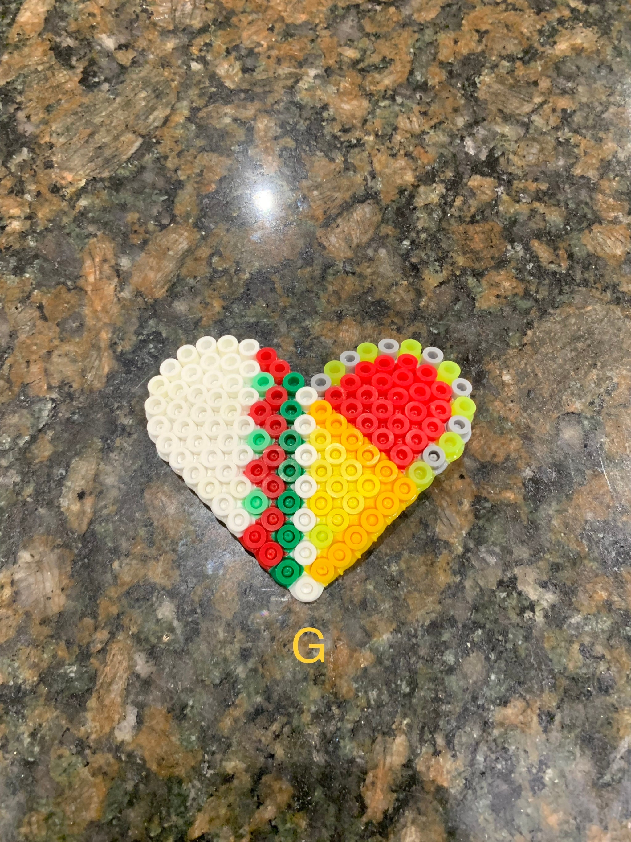 Heart Shaped Perler Bead - Etsy