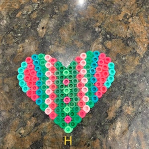 Heart Shaped Perler Bead - Etsy