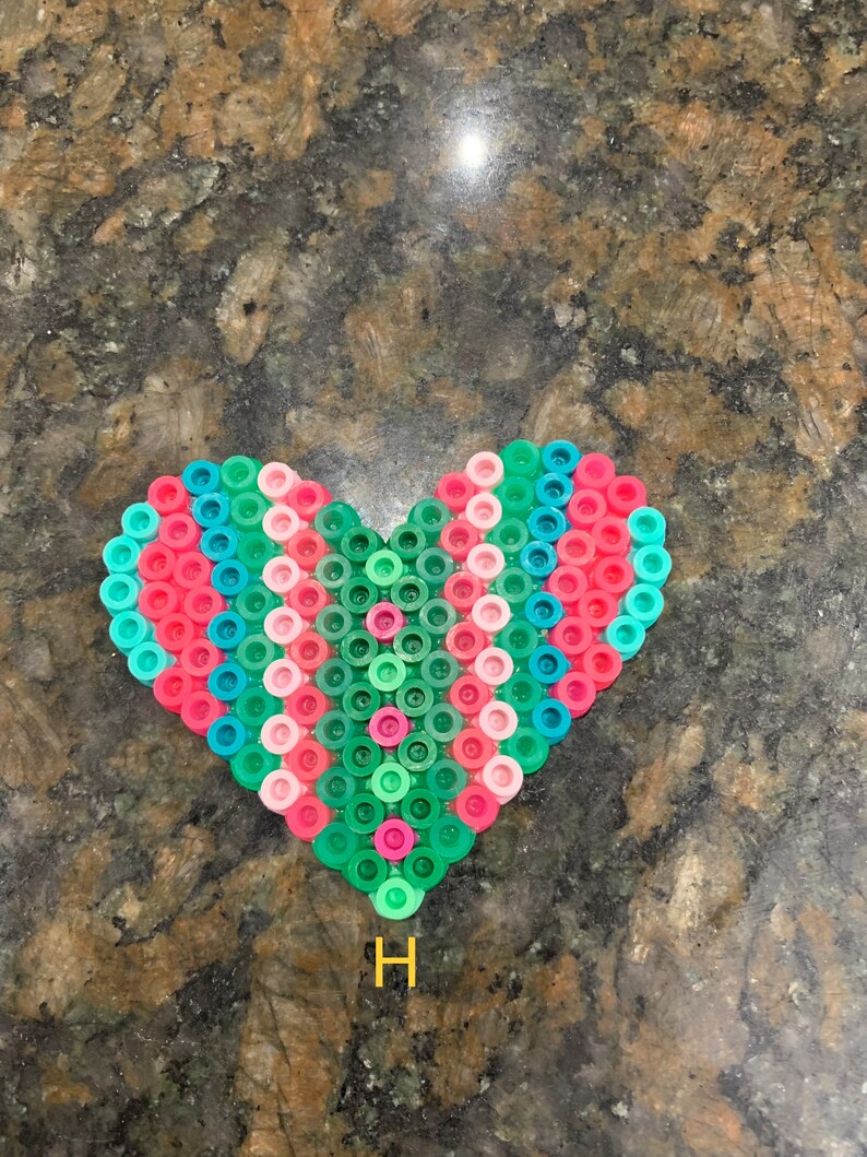 Heart Shaped Perler Bead - Etsy