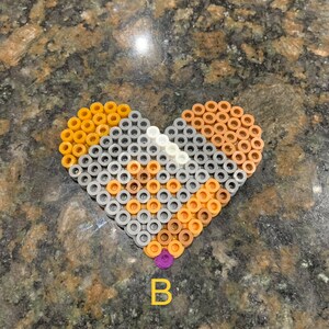 Heart Shaped Perler Bead - Etsy