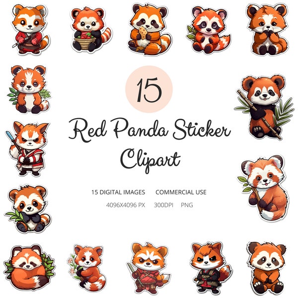Red Panda - Etsy