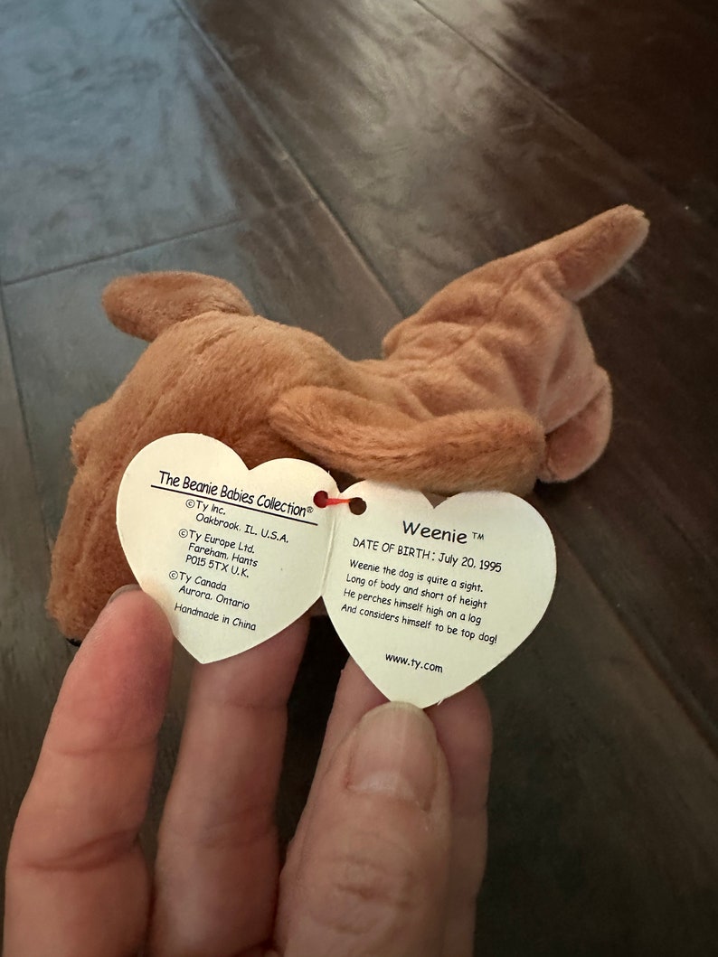Weenie Beanie Baby - Etsy