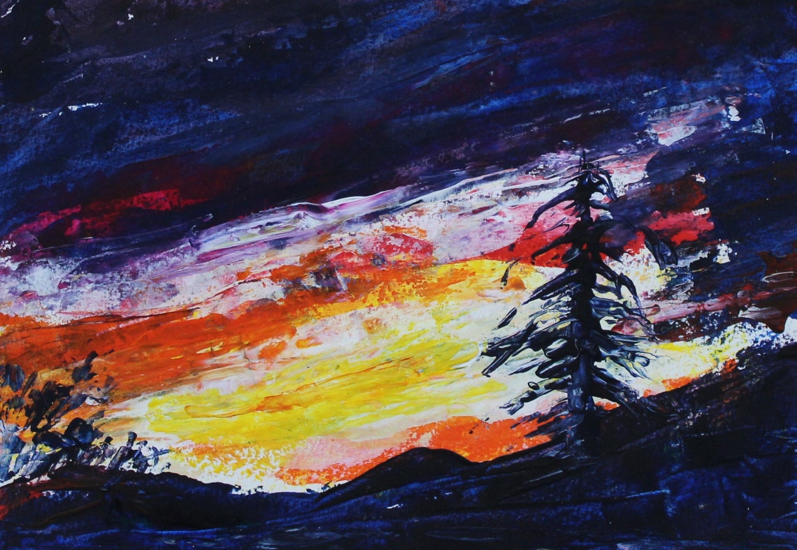 Fireball in Winter Incl. Custom Professional Frame: Window Matte ...