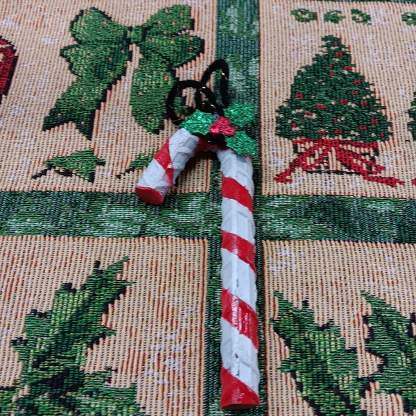 Red Rebar Candy Cane - Etsy