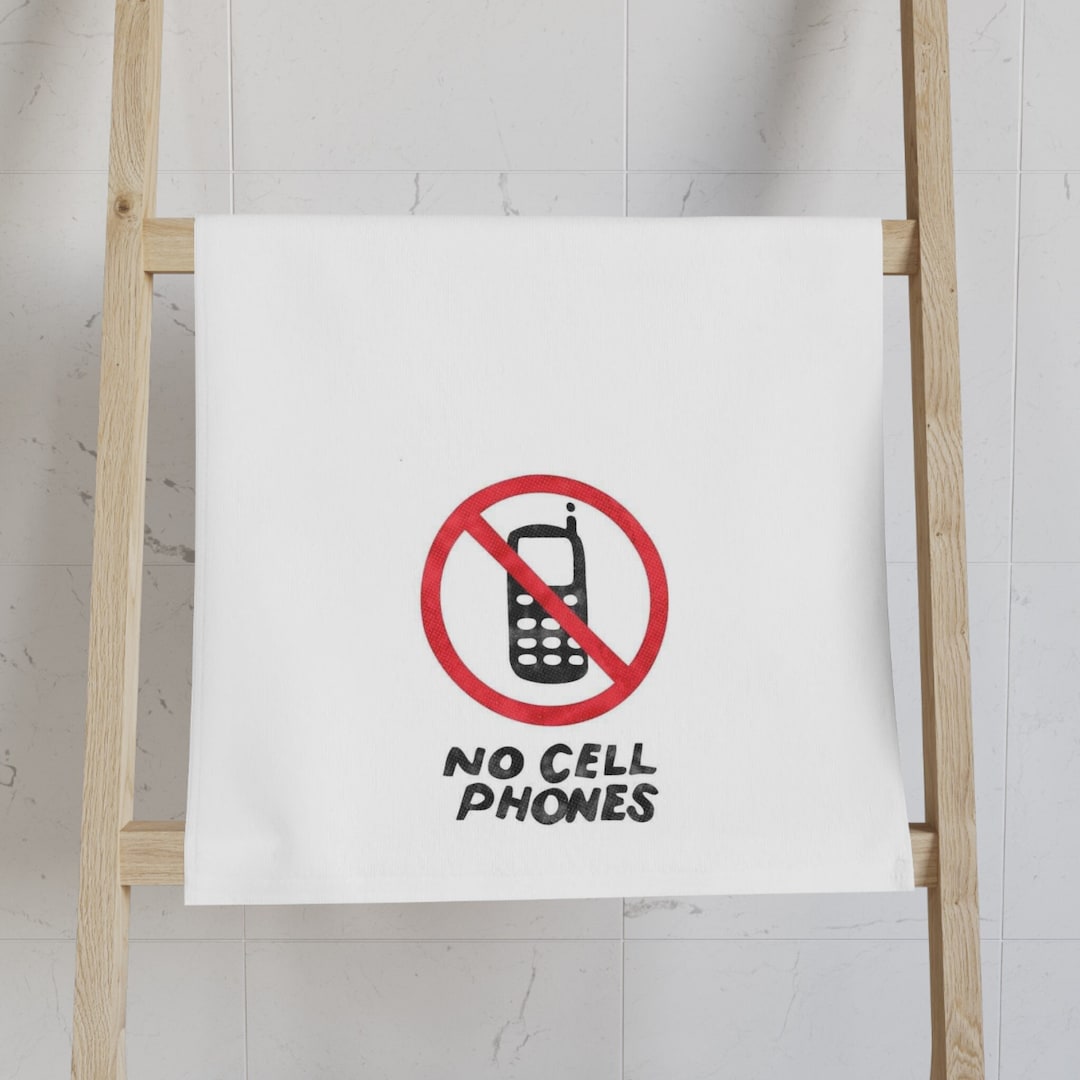 No Cell Phones Sign, Lukes Diner Hand Towel, Gilmore Girls, Gilmore ...