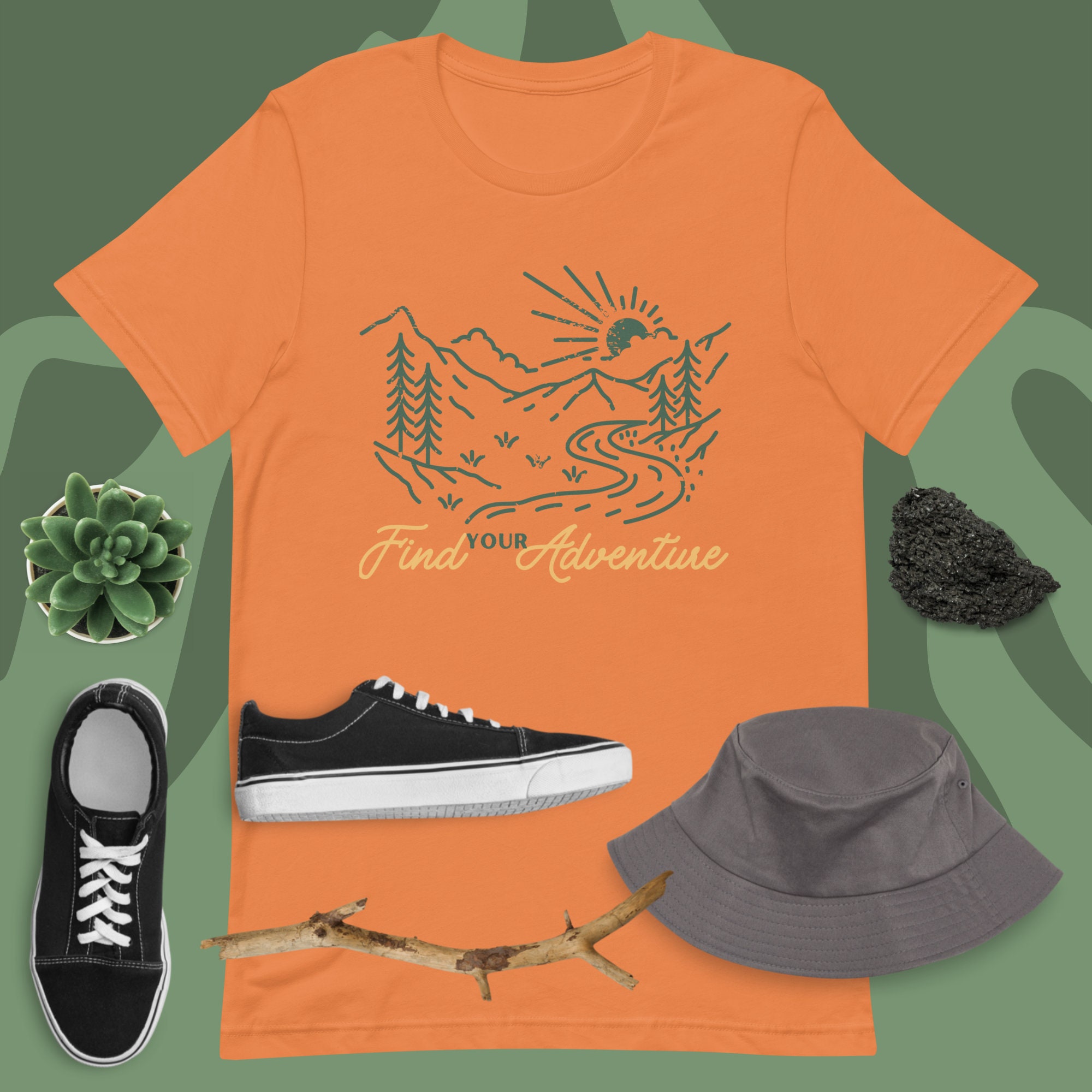 Find Your Adventure Outdoor Tee, Camping, Hiking Shirt, Travelers ...