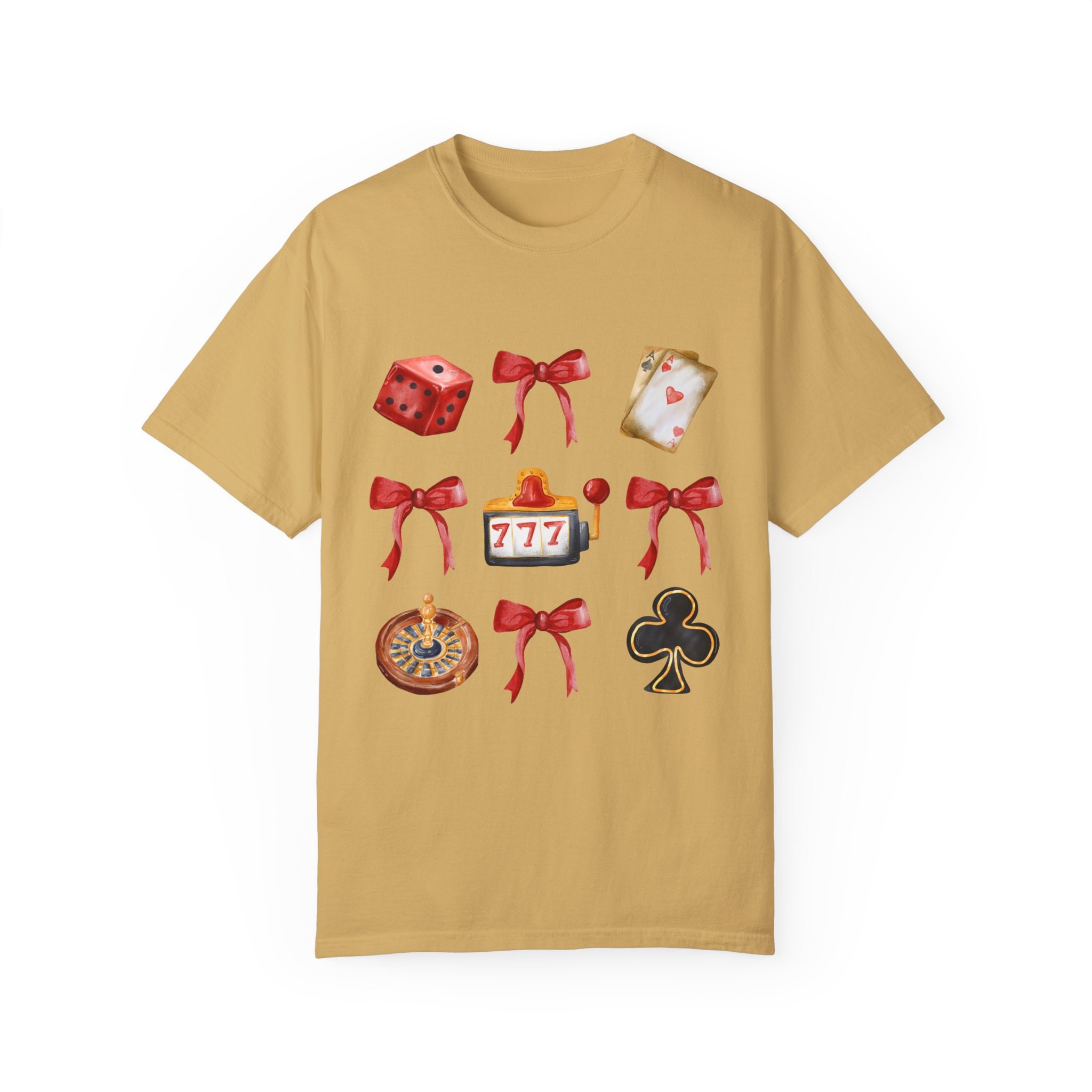 Coquette Gambling Comfort Colors Tshirt, Gambling Gifts, Slots, Poker ...