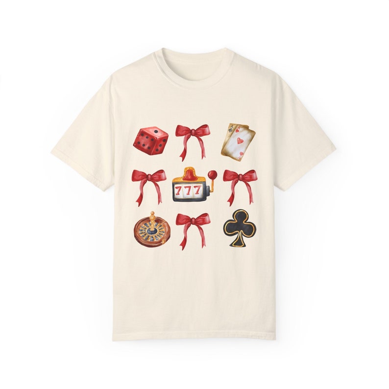 Coquette Gambling Comfort Colors Tshirt, Gambling Gifts, Slots, Poker ...