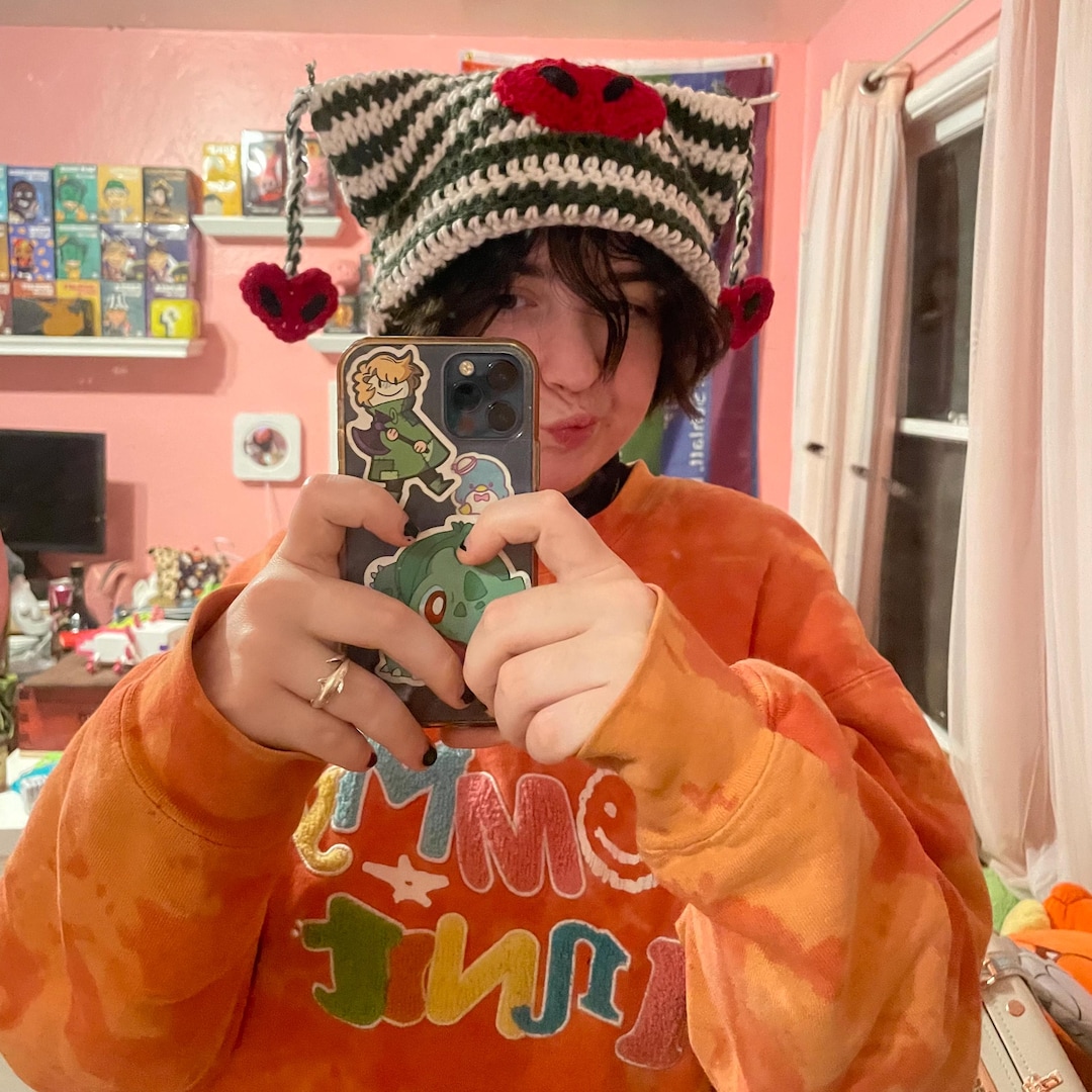 Crochet Philza Inspired Cat Hat - Etsy