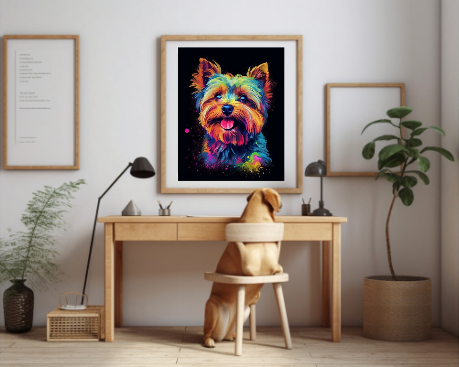 Neon Abstract Doodle All Size PNG Download Gift for Dog Lovers for Your ...